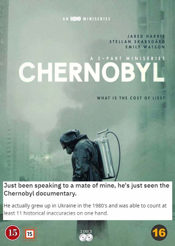 Chernobyl inaccuracies - AN HBO MINISERIES 5-PART MINISERIES CHERNOBYL ...
