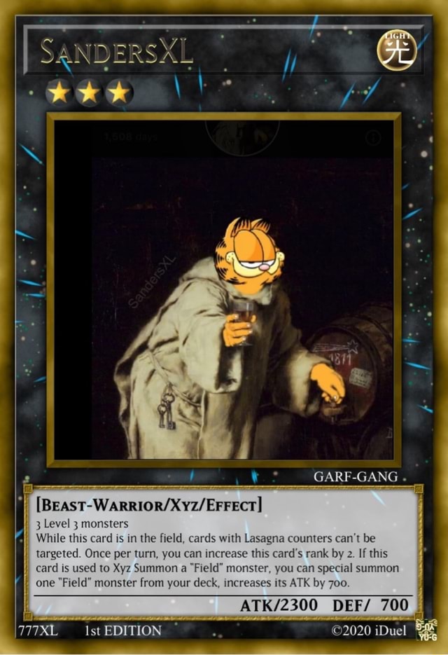 GARF-GANG 3 Level 3 monsters While this card is in the field, cards ...