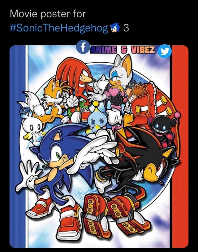 Ehog Movie poster for #Sonic TheHed - iFunny Brazil