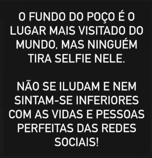 O FUNDO DO POÇO É O LUGAR MAIS VISITADO DO MUNDO, MAS NINGUÉM TIRA ...