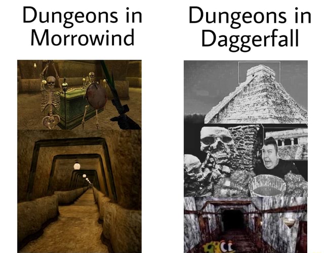 Dungeons in Dungeons in Morrowind Daggerfall - iFunny Brazil