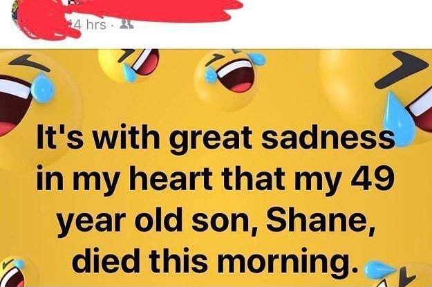 The 'laughing' reaction on Facebook has truly ruined Facebook for me ...
