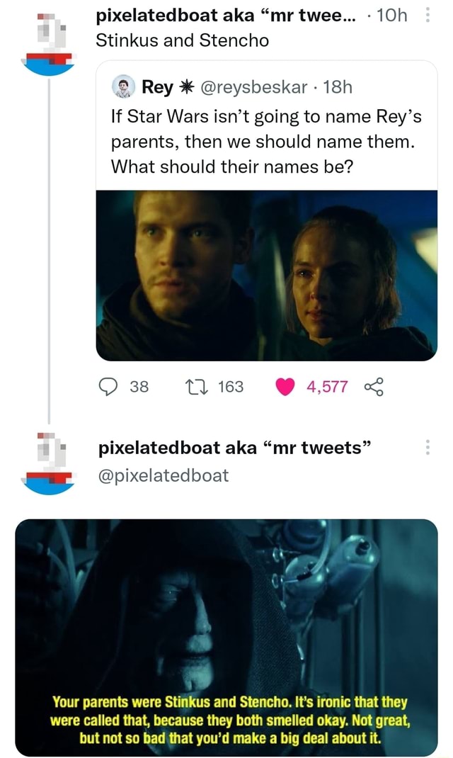 Pixelatedboat aka "mr twee... Stinkus and Stencho Rey @reysbeskar - If ...