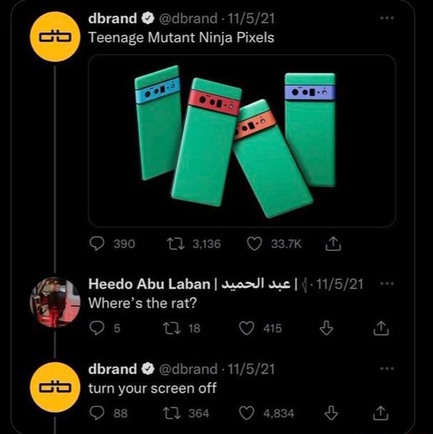 Dbrand @ @dbrand Teenage Mutant Ninja Pixels 390 Heedo Abu Laban I I ...