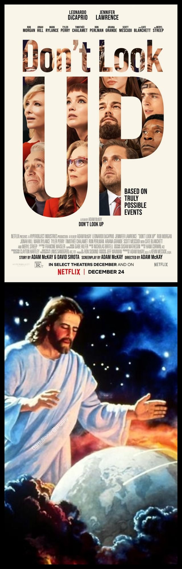 LEONARDO JENNIFER DiCAPRIO LAWRENCE ROB JONAH -MARK TYLER TIMOTHEE RON ARIANA -SCOTT exCATE ...