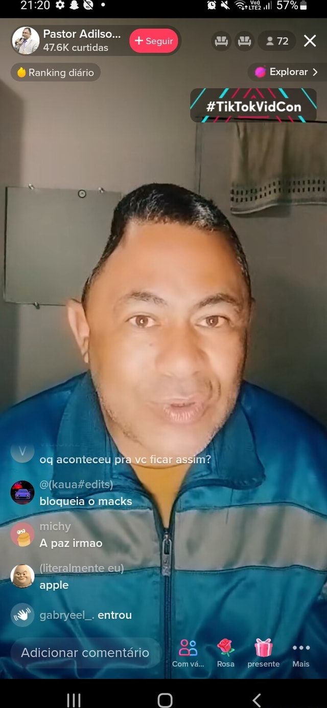 Pastor Adilso... 47.6K curtidas O Ranking diario Explorar 5/% ar, fá FÁ - aconteceu pra vc ficar ...