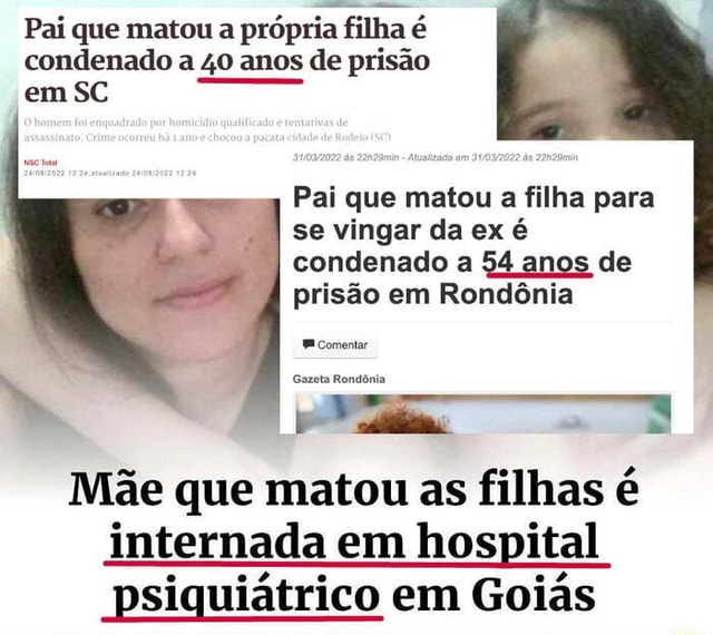 Pai Que Matou A Própria Filha é Condenado A 40 Anos De Prisão Em Sc Pai