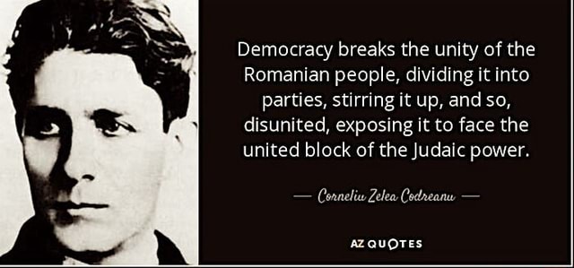 Democracy breaks the unity of the Romanian people, dividing it into ...