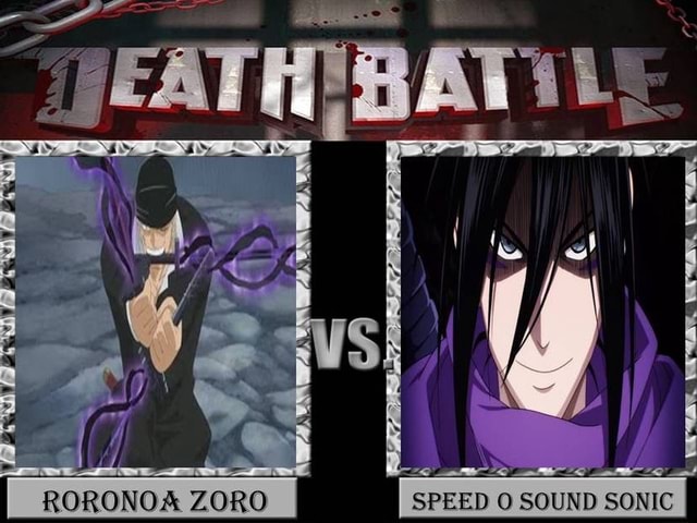 . aby RORONOA ZORO" SPEED SOUND SONIC - iFunny Brazil