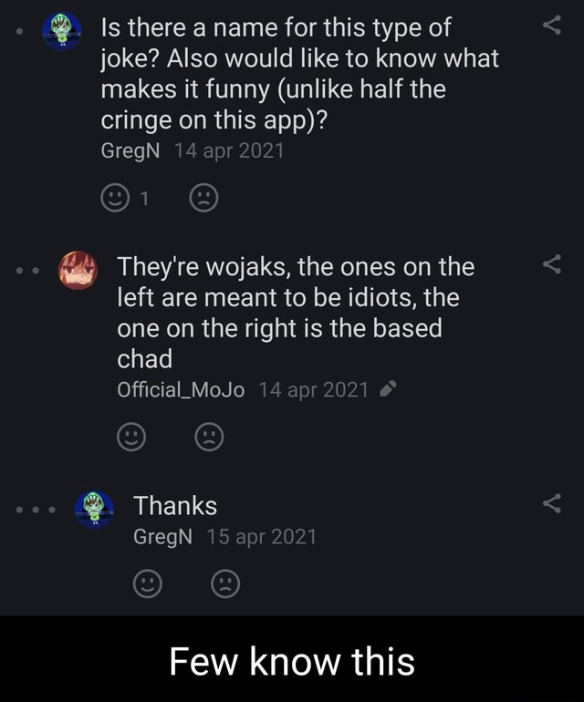 Is there a name for this type of joke? joke? Also would like to know ...