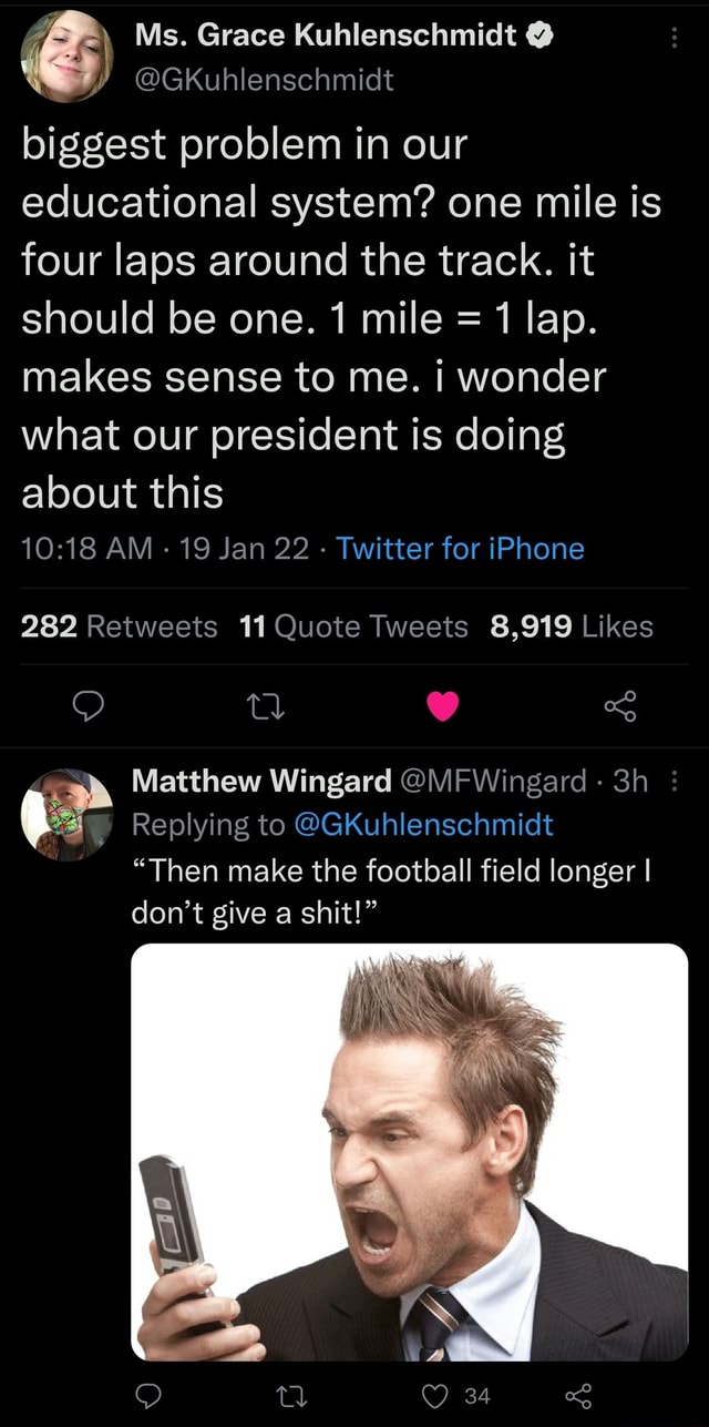 Ms. Grace Kuhlenschmidt @ @GkKuhlenschmidt er biggest problem in our ...