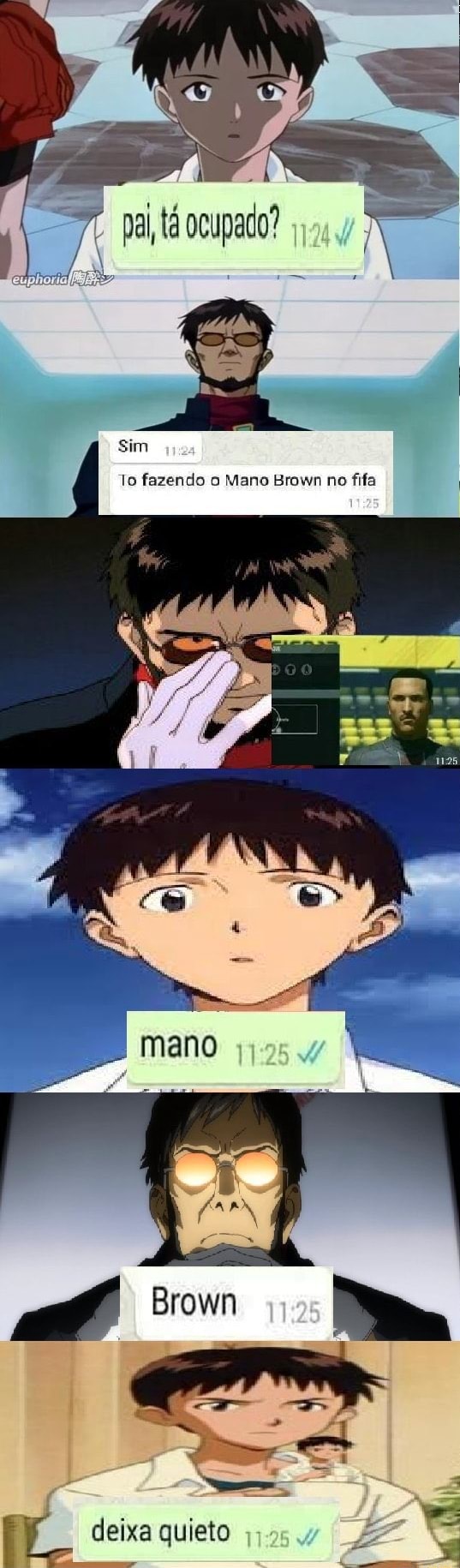 ) pal, tá ocupado? Sim Io fazendo o Mano Brown no fifa deixa quieto ...