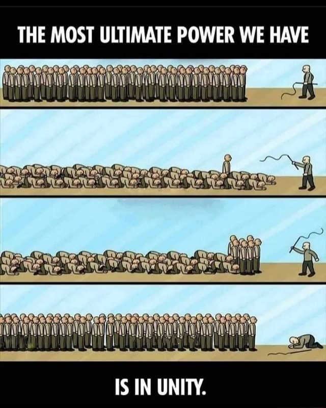 THE MOST ULTIMATE POWER WE HAVE SS IS IN UNITY. - iFunny Brazil