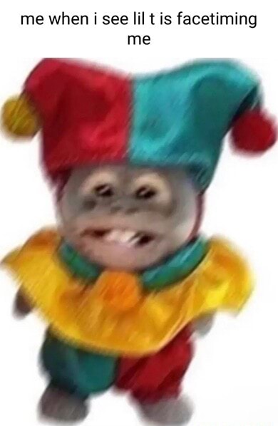 Me when i see lil t is facetiming me - iFunny Brazil