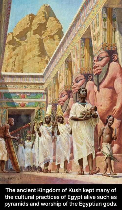 The ancient Kingdom of Kush kept many of the cultural practices of ...