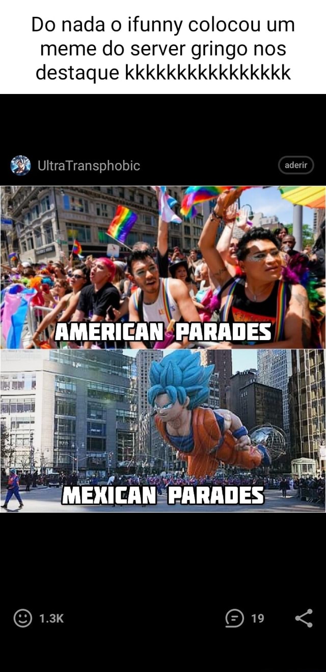 Do nada o ifunny colocou um meme do server gringo nos destaque ... Do nada o ifunny colocou um meme do server gringo nos destaque ...