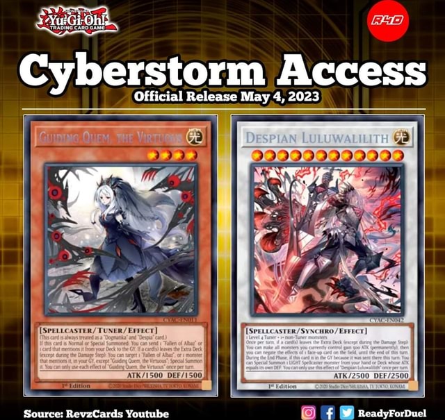 Gi Cyberstorm Access Official Release May 4, 2023 EFFECT] ReadyForDuel ...