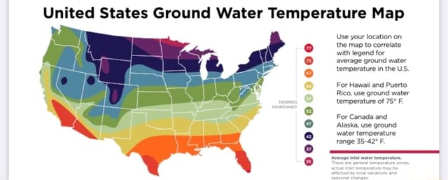 United States Ground Water Temperature Map Use your location on the map ...