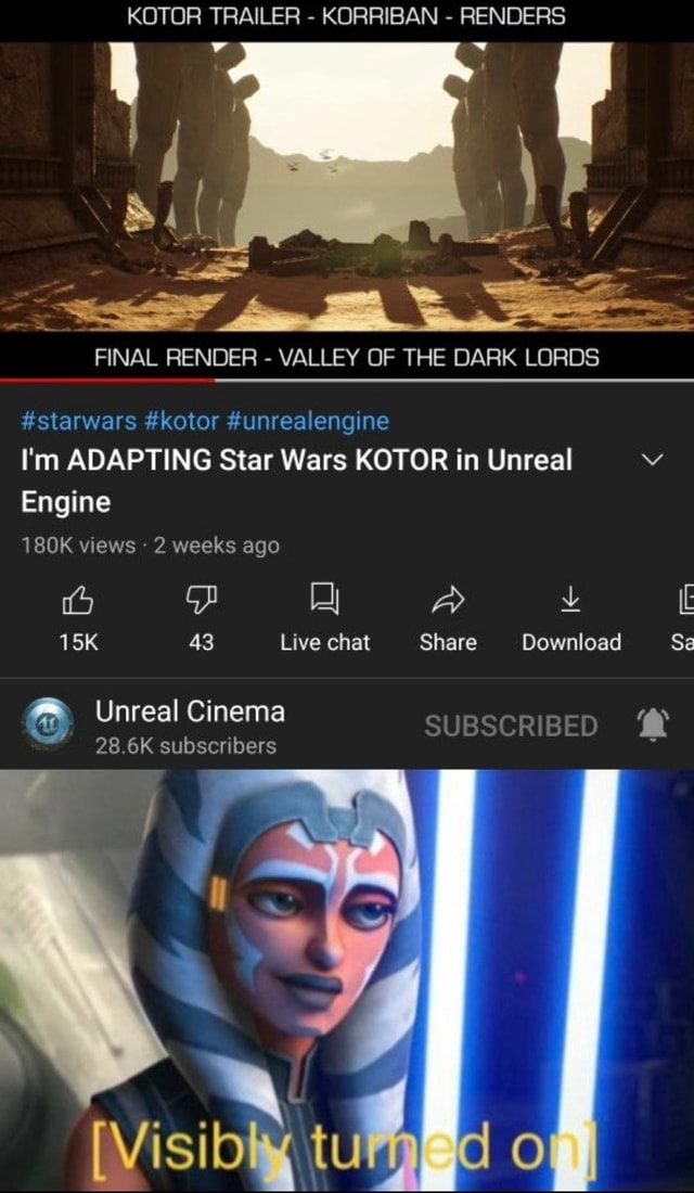 KOTOR TRAILER - KORRIBAN - RENDERS SS FINAL RENDER - VALLEY OF THE DARK ...