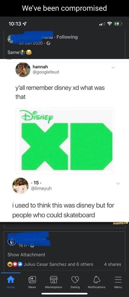 We've been compromised Following hannah y'all remember disney xd what ... We've been compromised Following hannah y'all remember disney xd what ...