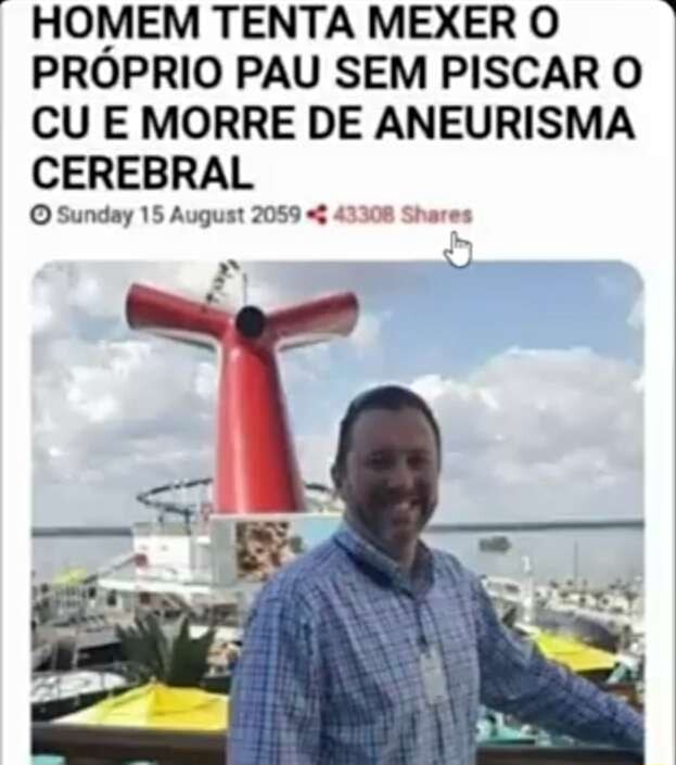 HOMEM TENTA MEXER O PRÓPRIO PAU SEM PISCAR O CU E MORRE DE ANEURISMA ...