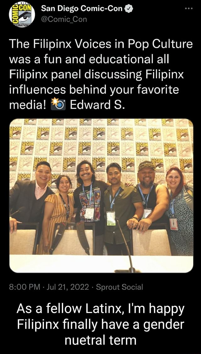 San Diego Comic-Con @ @Comic Con RNATION The Filipinx Voices in Pop ...