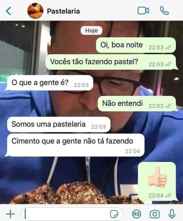 Pastelaria & Hoje Oi, boa noite Vocês tão fazendo pastel? I que a geme ...