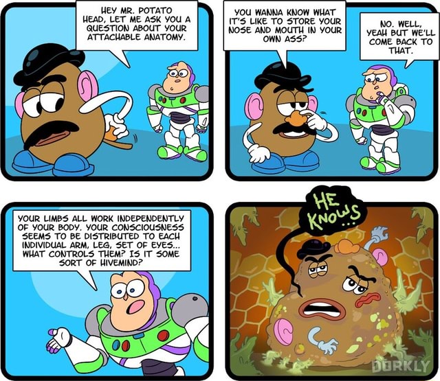 HEY MR. POTATO HEAD, LET ME ASK YOU A QUESTION ABOUT YOUR ATTACHABLE ...