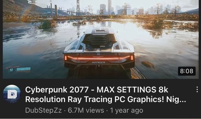WW Cyberpunk 2077 - MAX SETTINGS Resolution Ray Tracing PC Graphics ...