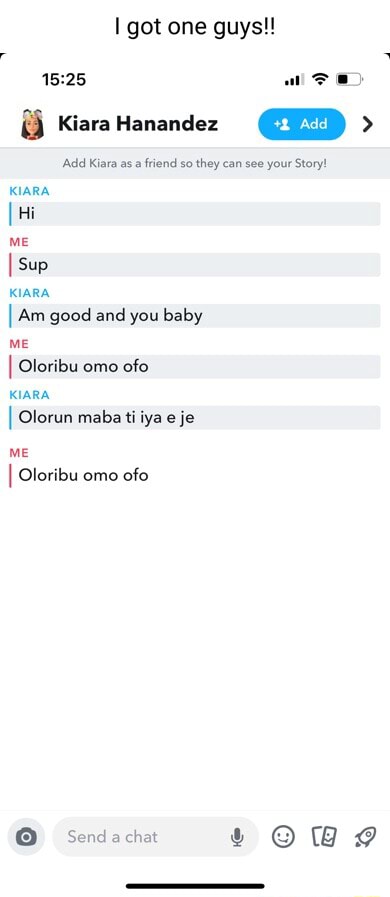 I got one guys!! ave Mare Hanandez 'Add Kiara mo friend so they can see ...