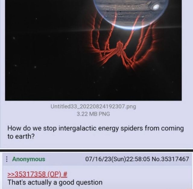 192307 22 NIB PNG How do we stop intergalactic energy spiders from ...