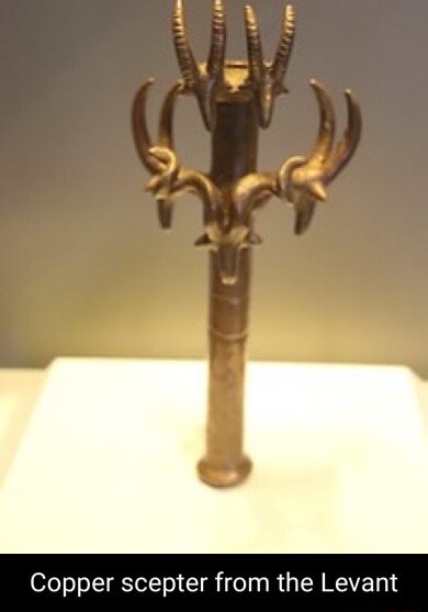 Copper scepter from the Levant - iFunny Brazil