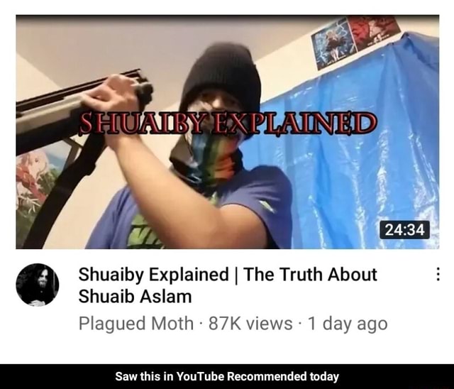 Shuaiby Explained I The Truth About Shuaib Aslam Plagued Moth views 17 ...