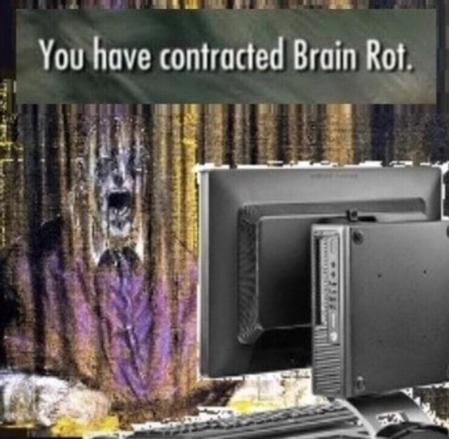You have contracted Brain Rot. ad - iFunny Brazil