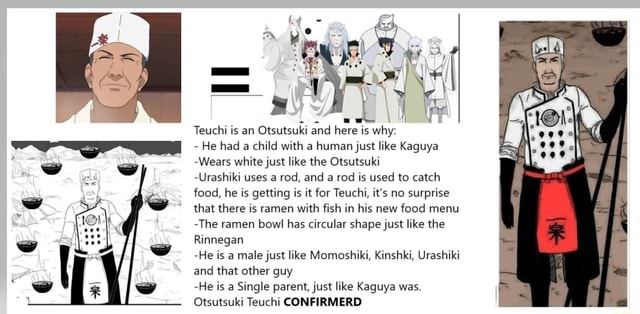 Teuchi is an Otsutsuki and here is why: He had a child with a human ...