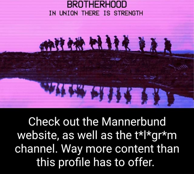 BROTHERHOOD IN UNION THERE IS STRENGTH Check out the Mannerbund website ...