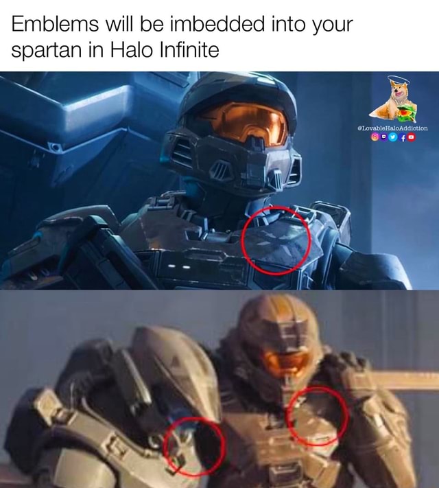 Follow LovableHaloAddiction on Twitch and Instagram - Emblems will be imbedded into your spartan ...
