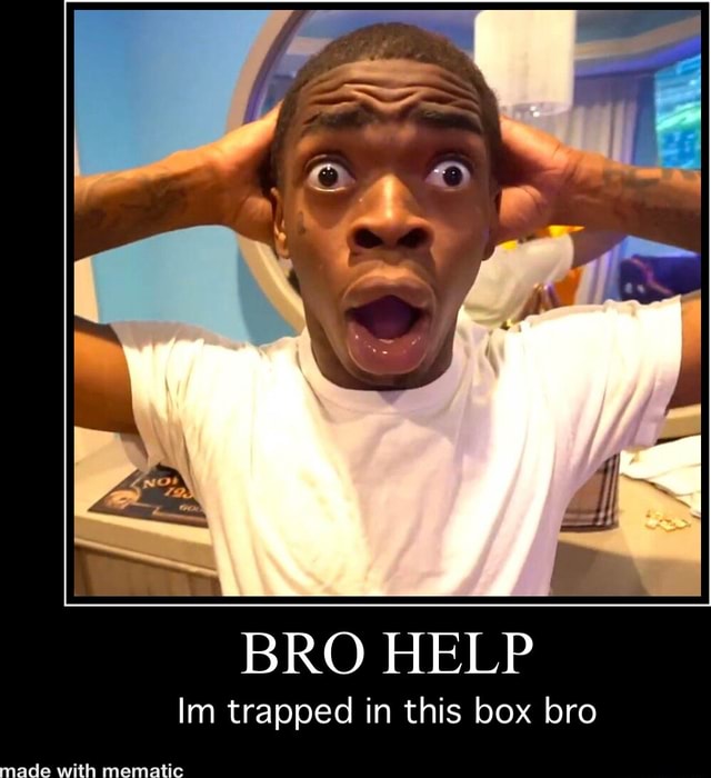 BRO HELP Im trapped in this box bro with - iFunny Brazil