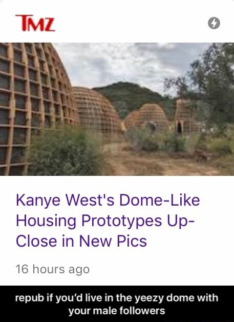Kanye West's Dome-Like Housing Prototypes Up- Close in New Pics 16 ...