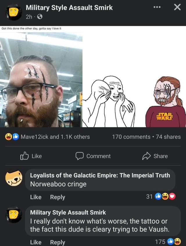 Military Style Assault Smirk Got this done the other day, gotta say I ...