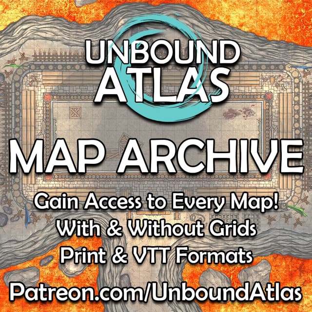 UNBOUND ATLAS - MAP ARCHIVE Gain Access to Every Map! With & Without ...