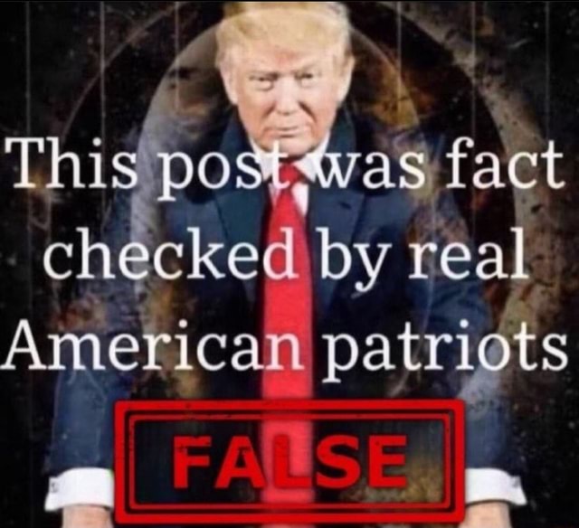 This fact checked by real American. patriots - iFunny Brazil