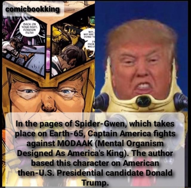 In. the pages of Spider-Gwen, which takes place on Earth-65, Captain ...