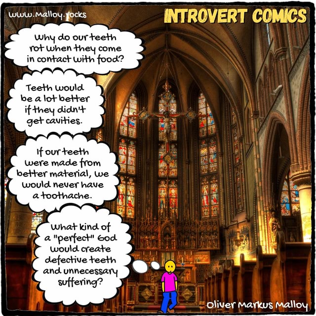 WWw. Malloy focks INTROVERT COMICS Why do our teeth Tot When they come ...