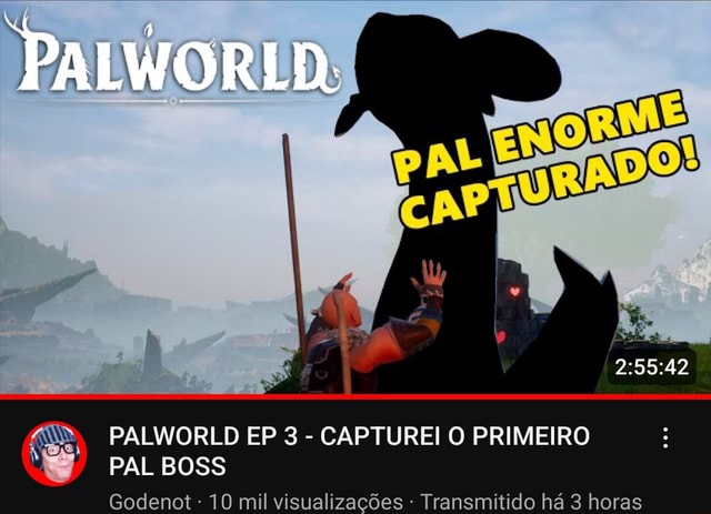 PALWORLD EP 3 - CAPTUREI O PRIMEIRO PAL BOSS Godenot 10 mil ...