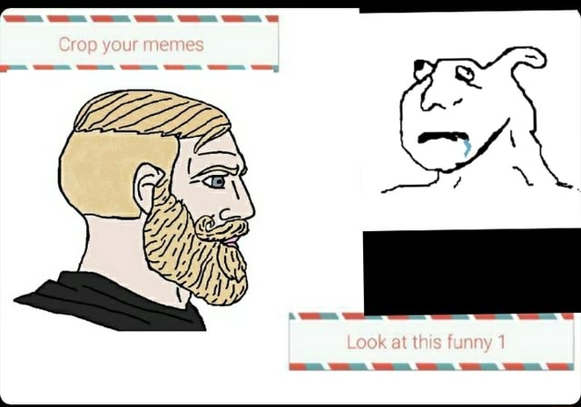 Crop your memes Look at this funny 1 - iFunny Brazil