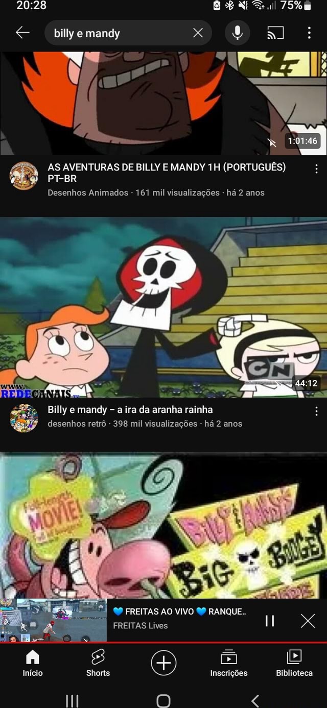 Billyemandy AS AVENTURAS DE BILLY E MANDY (PORTUGUÊS) PT-BR Desenhos ...
