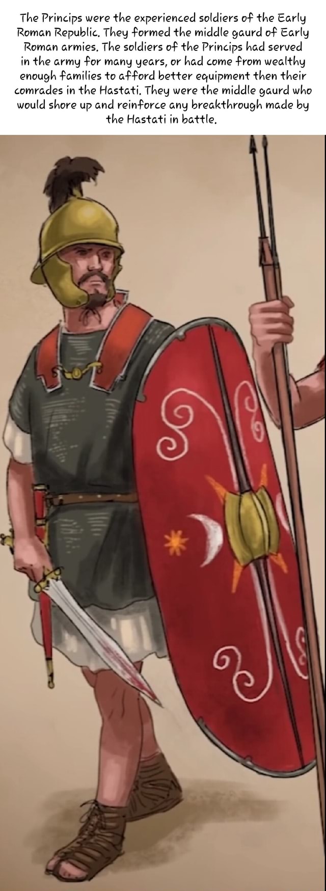 The Princips were the experienced soldiers of the Early Roman Republic ...