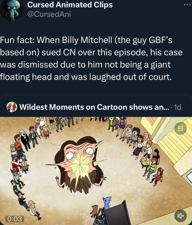 Cursed Animated Clips Fun fact: When Billy Mitchell (the guy GBF's ...