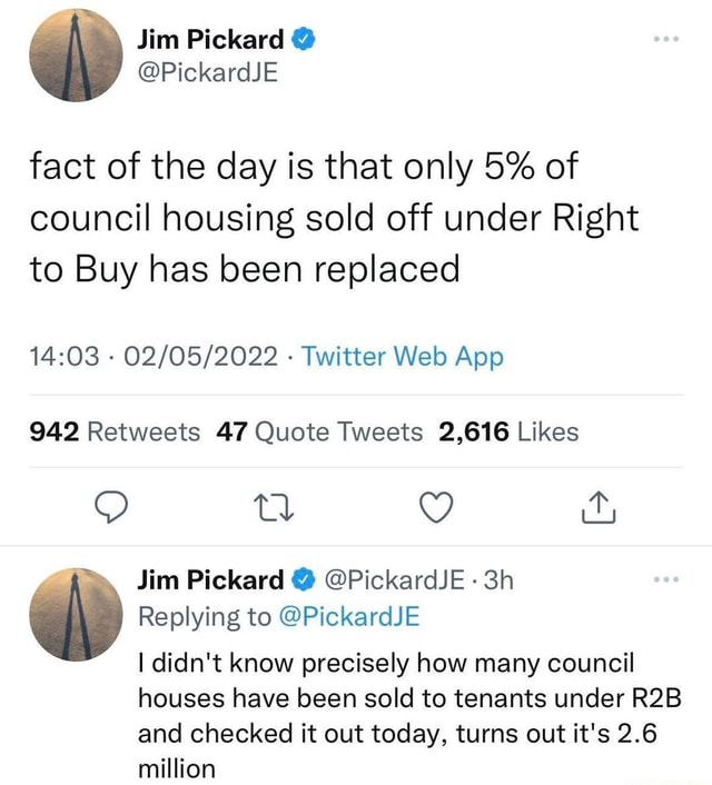 Jim Pickard @PickardJE fact of the day is that only 5% of council ...